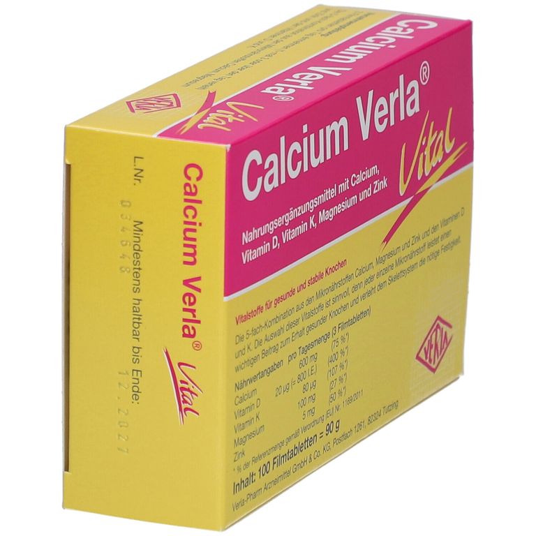 Calcium Verla® Vital 100 St - Shop Apotheke