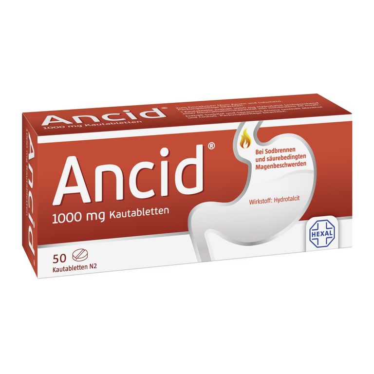 ANCID® 1000 mg, Kautabletten 50 St - Shop Apotheke