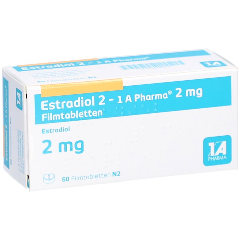 Estradiol 2 1A Pharma® 60 St mit dem E-Rezept kaufen - Shop Apotheke