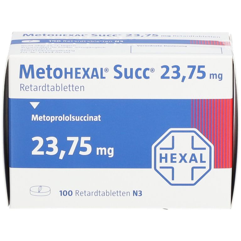 MetoHEXAL® Succ® 23,75 mg 100 St mit dem E-Rezept kaufen - Shop Apotheke