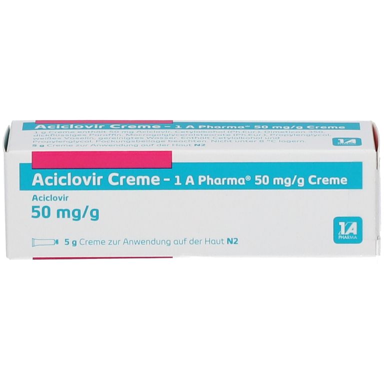 Aciclovir Creme 1A Pharma® 5 g mit dem E-Rezept kaufen - Shop Apotheke