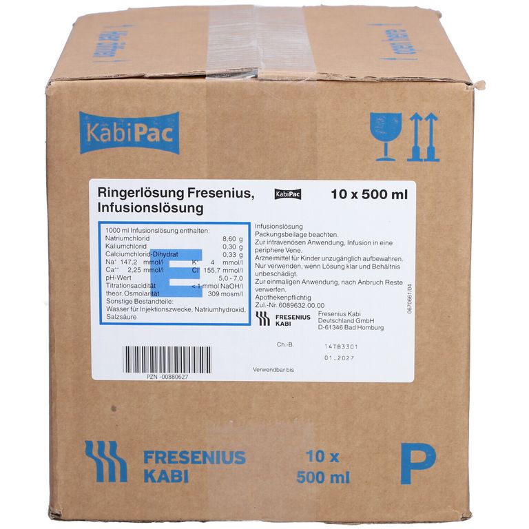 Ringerlösung Fresenius 10x500 ml - Shop Apotheke
