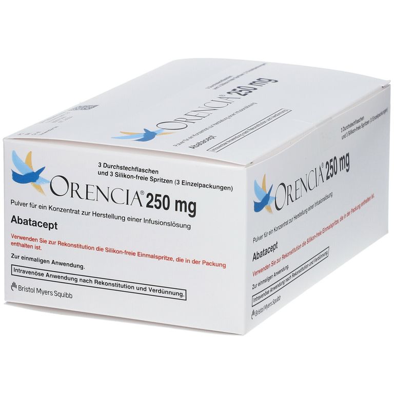 Orencia® 250 mg 3x250 mg mit dem E-Rezept kaufen - Shop Apotheke