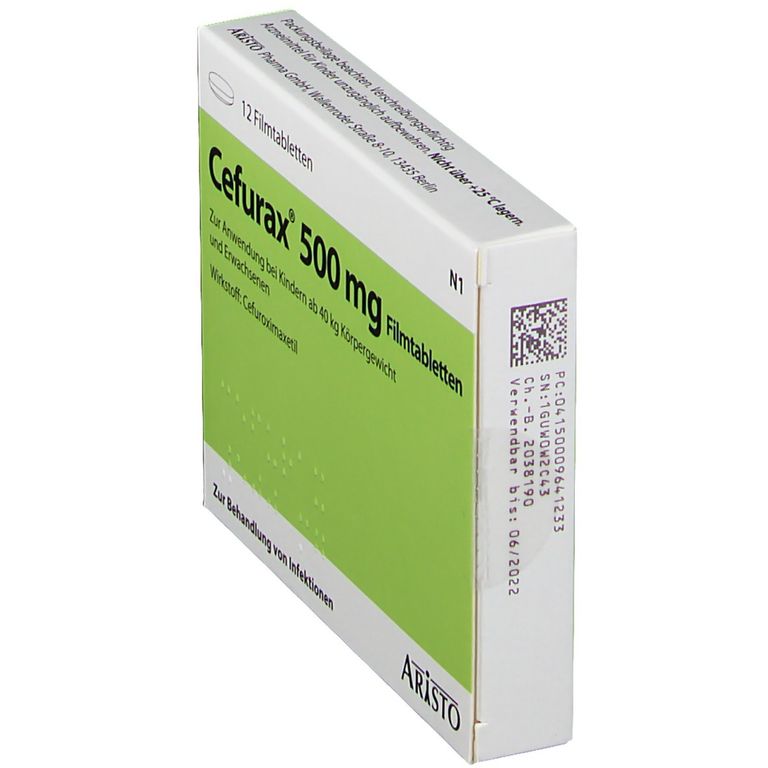 Cefurax® 500 mg 12 St mit dem E-Rezept kaufen - Shop Apotheke