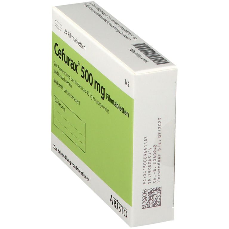 Cefurax® 500 mg 24 St mit dem E-Rezept kaufen - Shop Apotheke