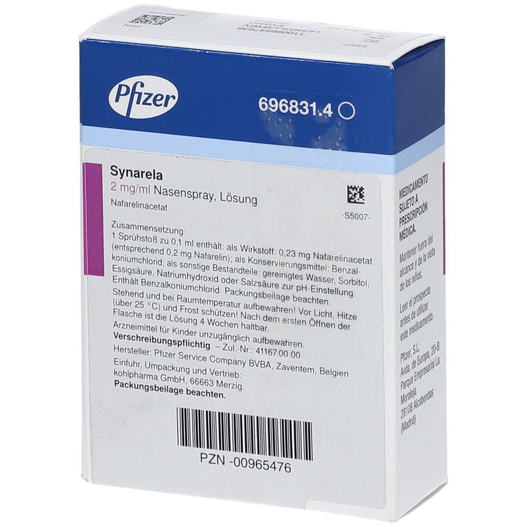 SYNARELA 2 mg/ml Nasenspray 8 ml mit dem E-Rezept kaufen - Shop Apotheke