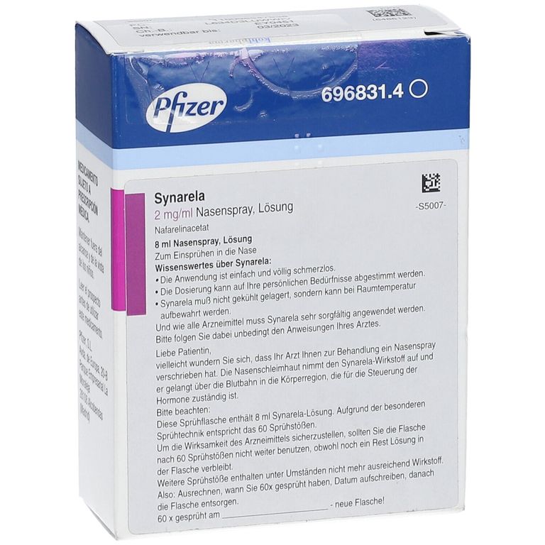 SYNARELA 2 mg/ml Nasenspray 8 ml mit dem E-Rezept kaufen - Shop Apotheke