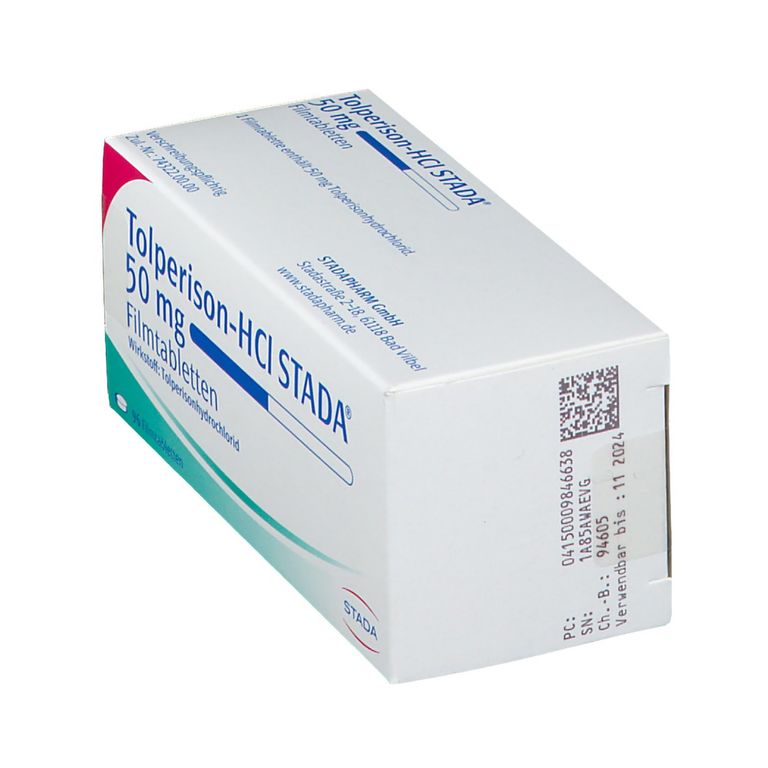 Tolperison-HCl STADA® 50 mg 96 St mit dem E-Rezept kaufen - Shop Apotheke