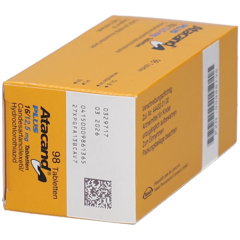 Atacand® Plus 16 mg/12,5 mg 98 St mit dem E-Rezept kaufen - Shop Apotheke