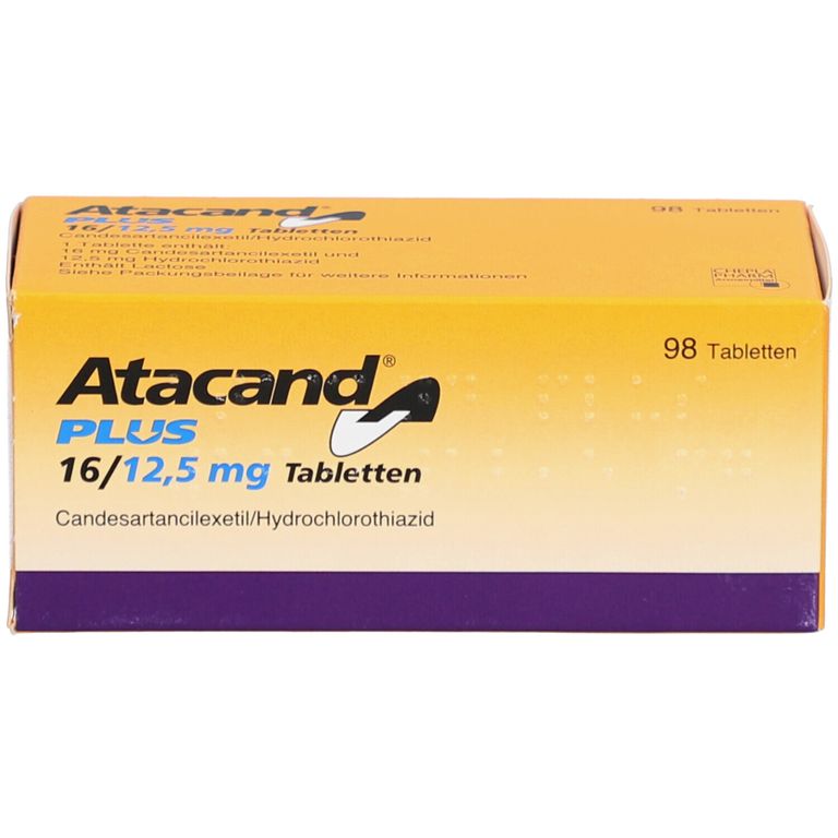 Atacand® Plus 16 mg/12,5 mg 98 St mit dem E-Rezept kaufen - Shop Apotheke