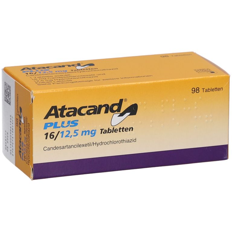 Atacand® Plus 16 mg/12,5 mg 98 St mit dem E-Rezept kaufen - Shop Apotheke
