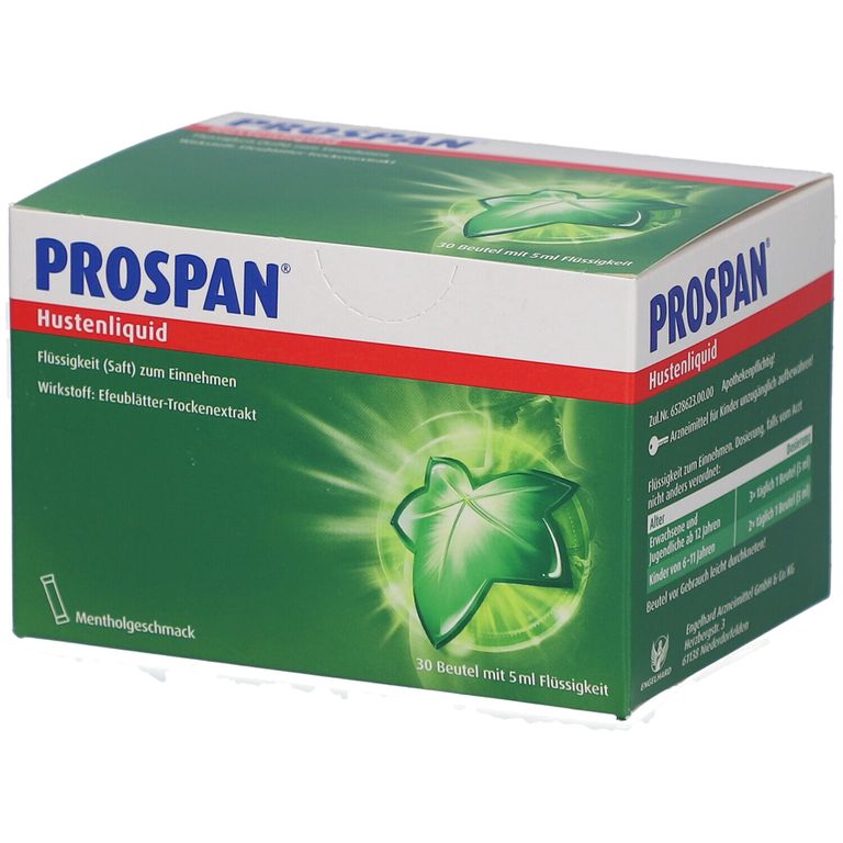 Prospan® Hustenliquid im Stickbeutel 30x5 ml - Shop Apotheke