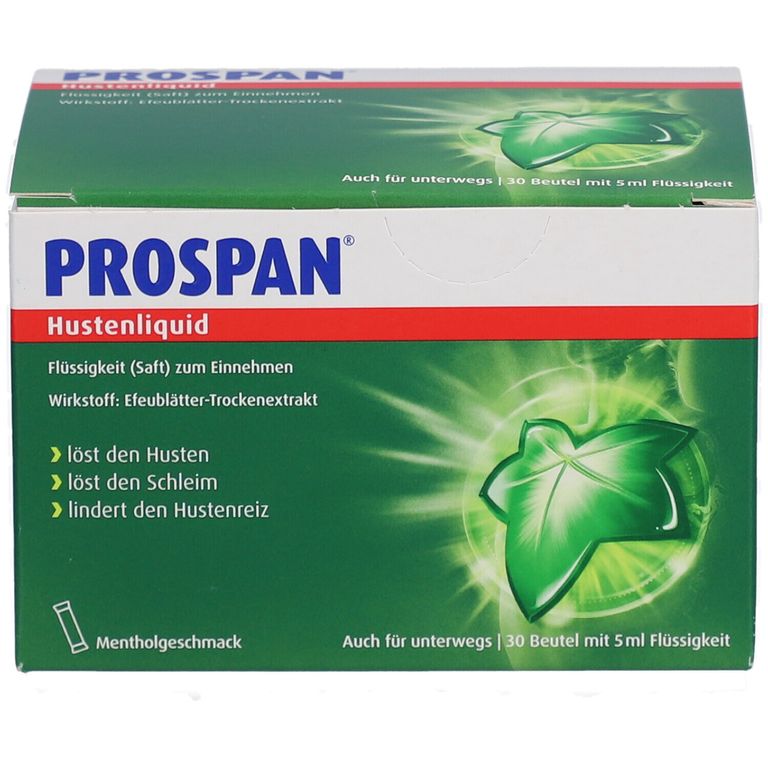 Prospan® Hustenliquid im Stickbeutel 30x5 ml - Shop Apotheke