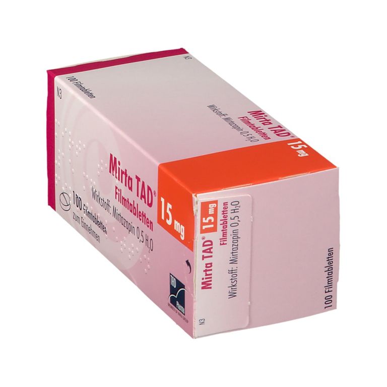 Mirta TAD® 15 mg 100 St mit dem E-Rezept kaufen - Shop Apotheke