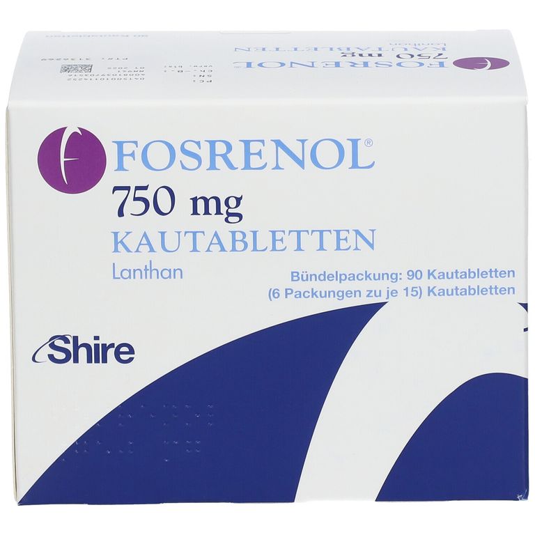 Fosrenol® 750 mg 90 St mit dem E-Rezept kaufen - Shop Apotheke