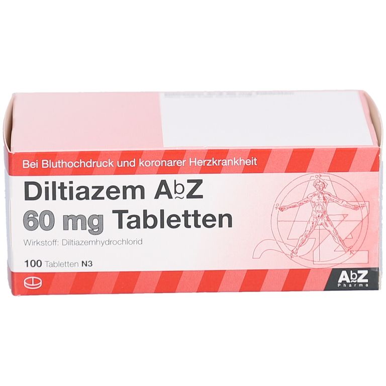 Diltiazem AbZ 60Mg 100 St mit dem E-Rezept kaufen - Shop Apotheke