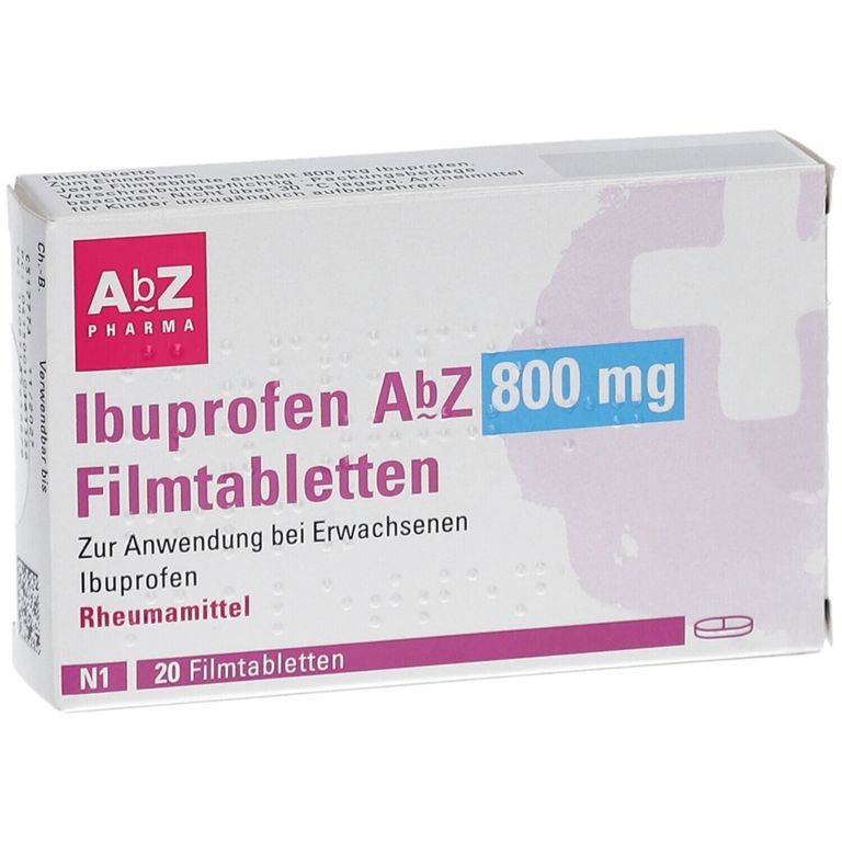 Ibuprofen AbZ 800Mg 20 St mit dem E-Rezept kaufen - Shop Apotheke