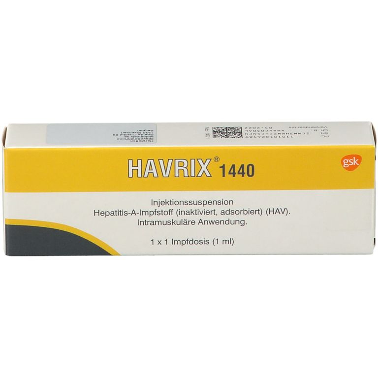 Havrix 1440 Impfdosis 1 St mit dem E-Rezept kaufen - Shop Apotheke