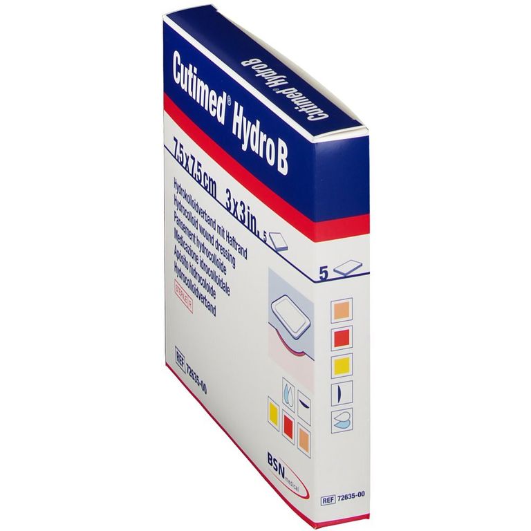 Cutimed® Hydro B 7,5 cm x 7,5 cm 5 St - Shop Apotheke