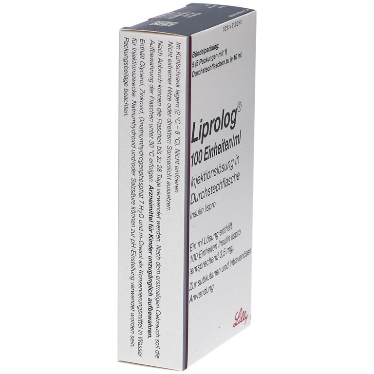 Liprolog® 100 Einheiten/ml 5x10 ml mit dem E-Rezept kaufen - Shop Apotheke