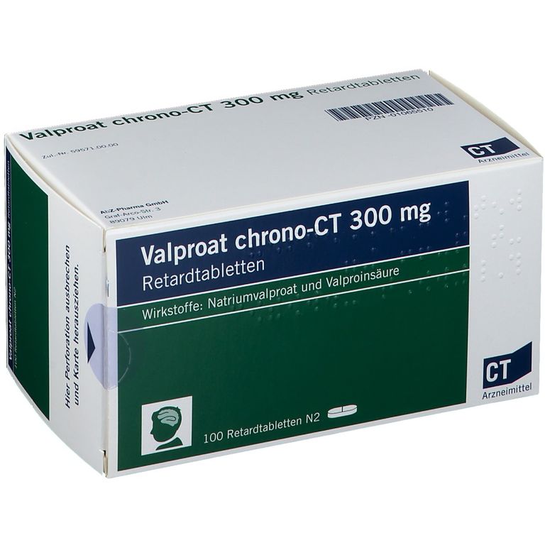 Valproat Chrono - Ct 300Mg 100 St mit dem E-Rezept kaufen - Shop Apotheke