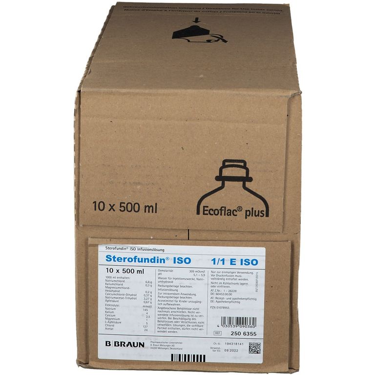Sterofundin Iso Ecoflac Plus Infusionslösung 10x500 ml - Shop Apotheke