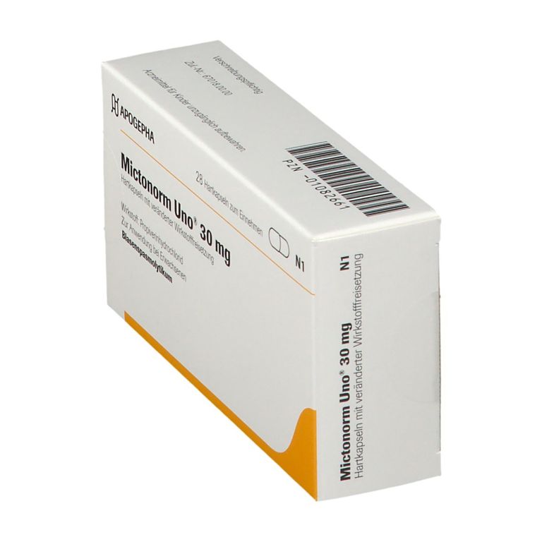 Mictonorm® Uno 30 mg 28 St mit dem E-Rezept kaufen - Shop Apotheke