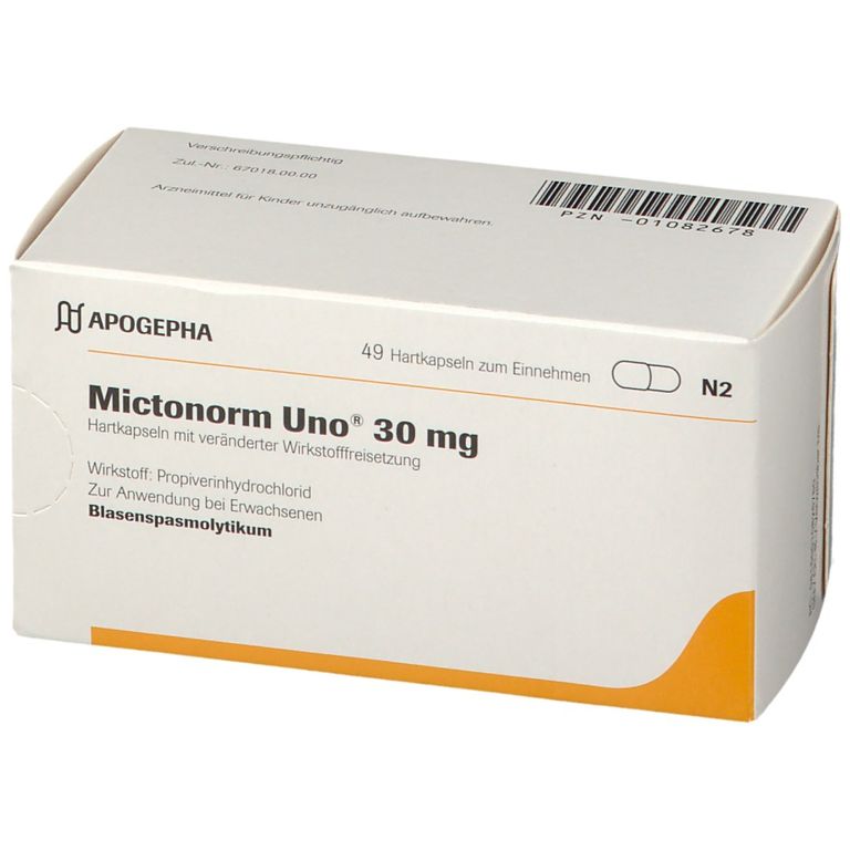 Mictonorm® Uno 30 mg 49 St mit dem E-Rezept kaufen - Shop Apotheke