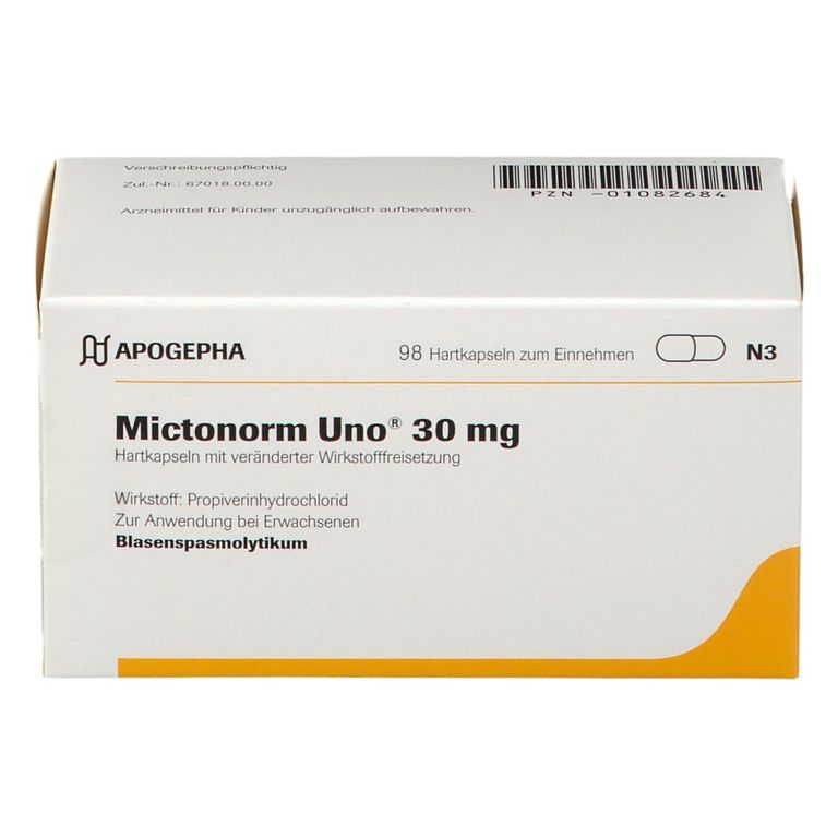 Mictonorm® Uno 30 mg 98 St mit dem E-Rezept kaufen - Shop Apotheke