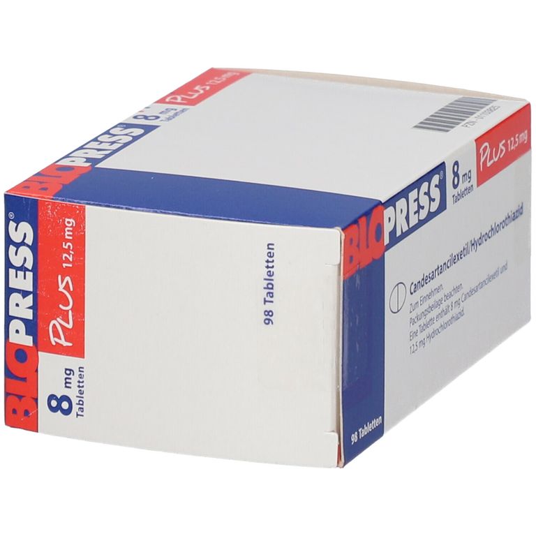 Blopress® 8 mg Plus 12,5 mg 98 St mit dem E-Rezept kaufen - Shop Apotheke