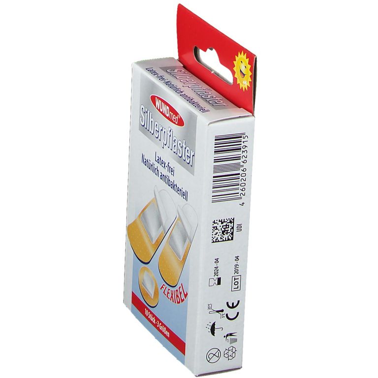 WUNDmed® Silberpflaster Steril 3 Größen 10 St - Shop Apotheke