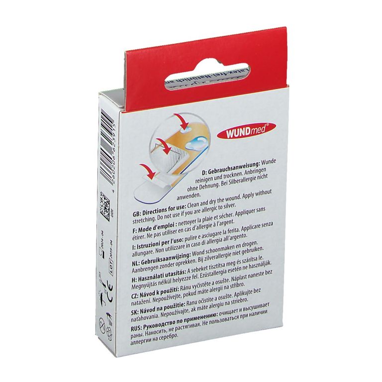 WUNDmed® Silberpflaster Steril 3 Größen 10 St - Shop Apotheke