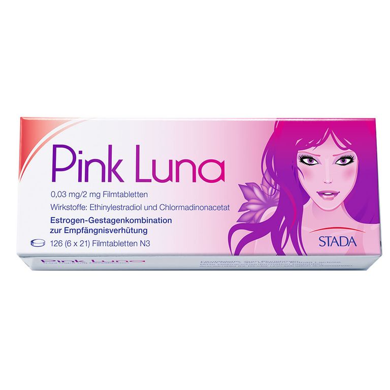 Pink Luna® 0,03 mg/2 mg 6x21 St mit dem E-Rezept kaufen - Shop Apotheke