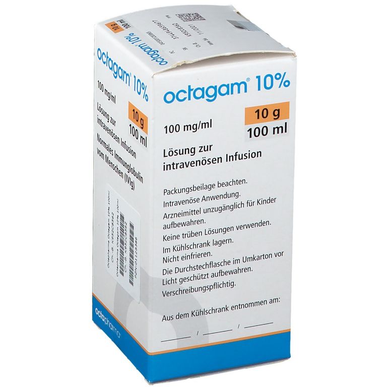 octagam® 10 % 100 ml mit dem E-Rezept kaufen - Shop Apotheke