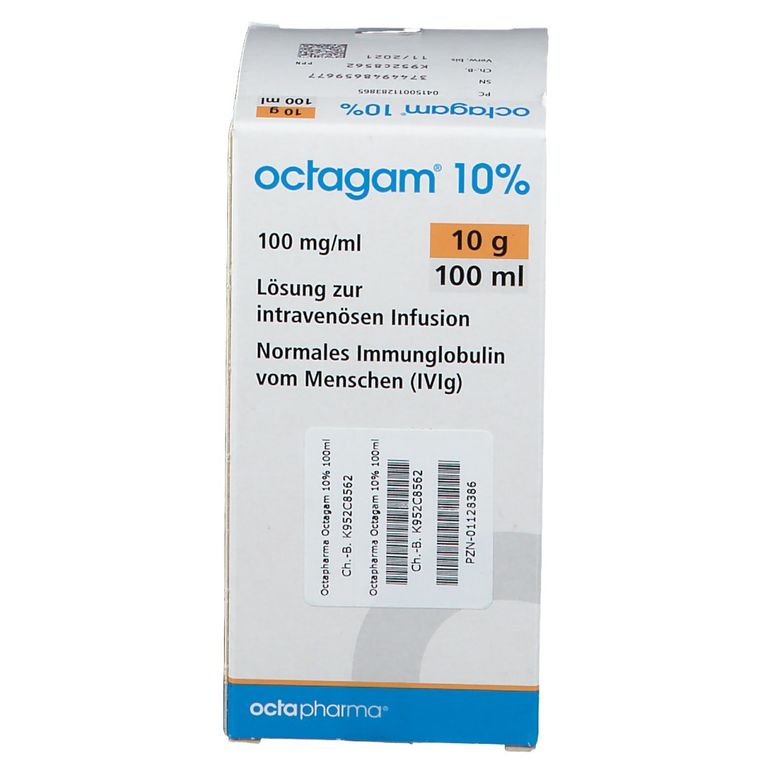 octagam® 10 % 100 ml mit dem E-Rezept kaufen - Shop Apotheke