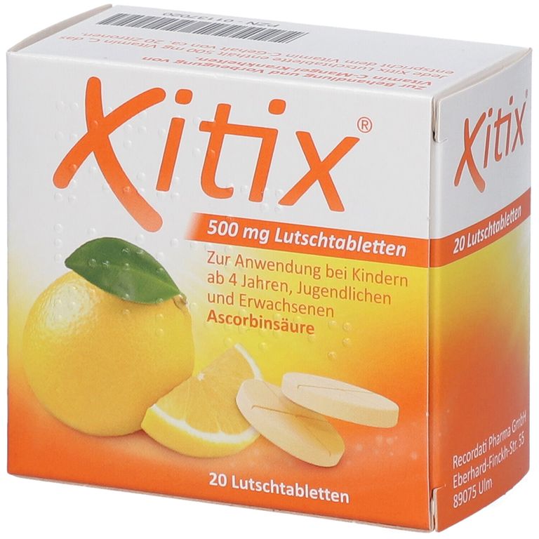 Xitix® 500 mg Lutschtabletten 20 St - Shop Apotheke