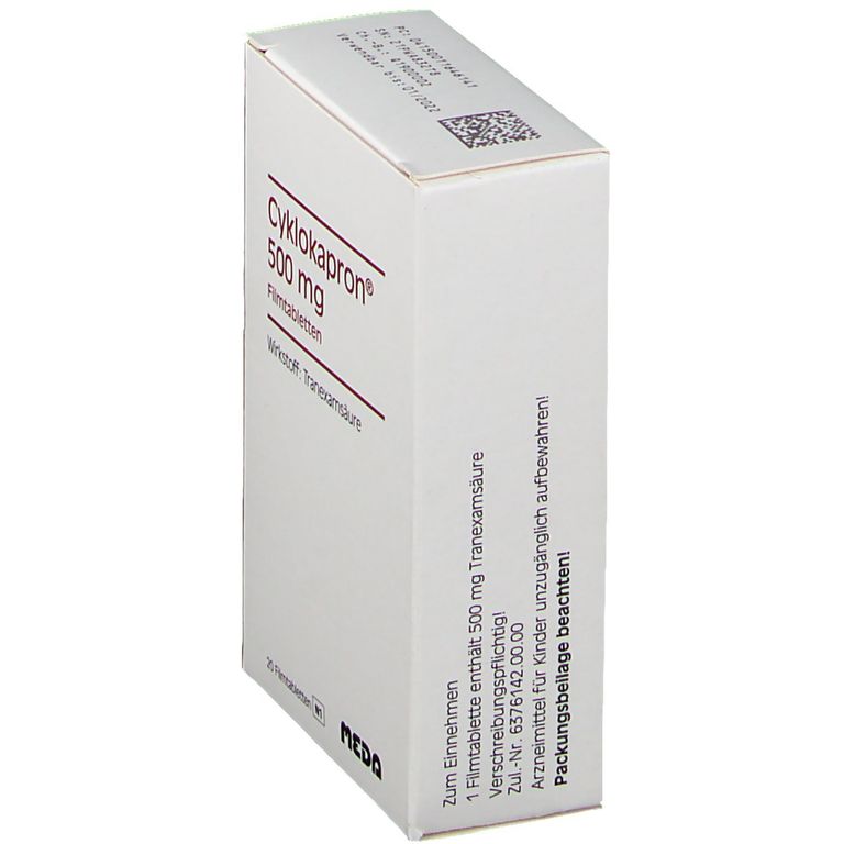 Cyklokapron® 500 mg 20 St mit dem E-Rezept kaufen - Shop Apotheke