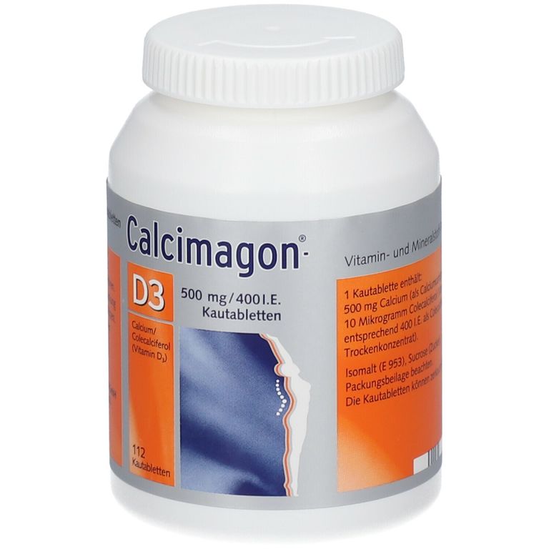 Calcimagon®-D3 500 mg/ 400 I.E. Kautabletten 112 St - Shop Apotheke