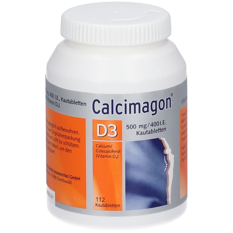 Calcimagon®-D3 500 mg/ 400 I.E. Kautabletten 112 St - Shop Apotheke