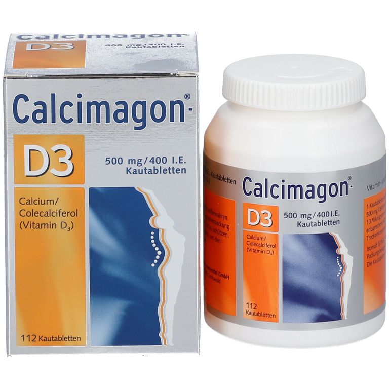 Calcimagon®-D3 500 mg/ 400 I.E. Kautabletten 112 St - Shop Apotheke