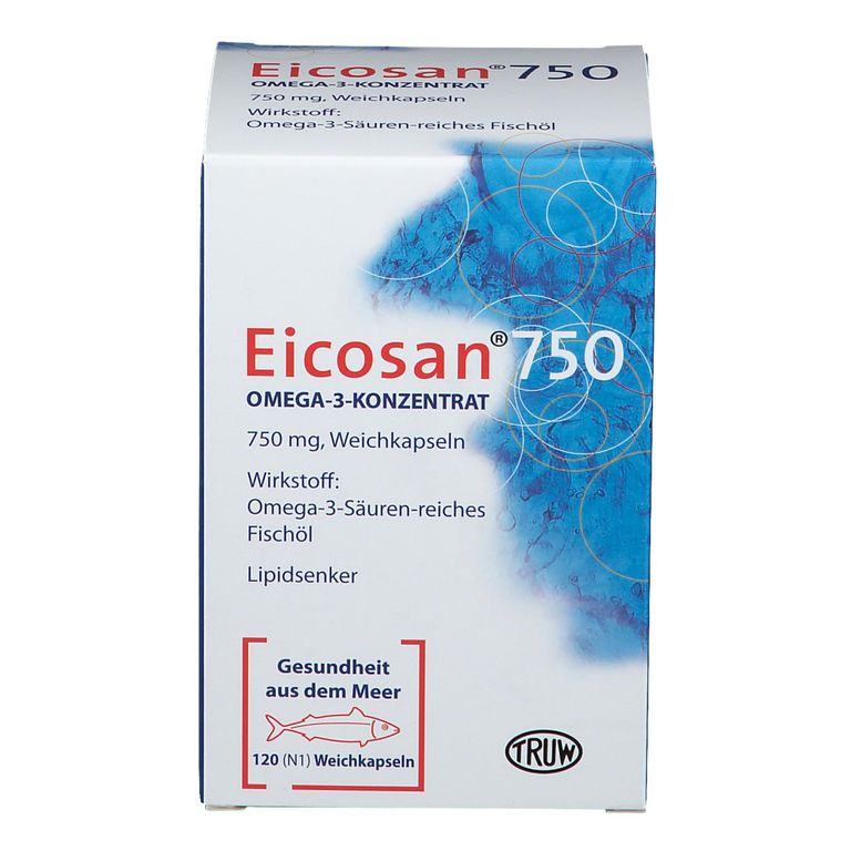 Eicosan® 750 Omega-3-Konzentrat 120 St - Shop Apotheke
