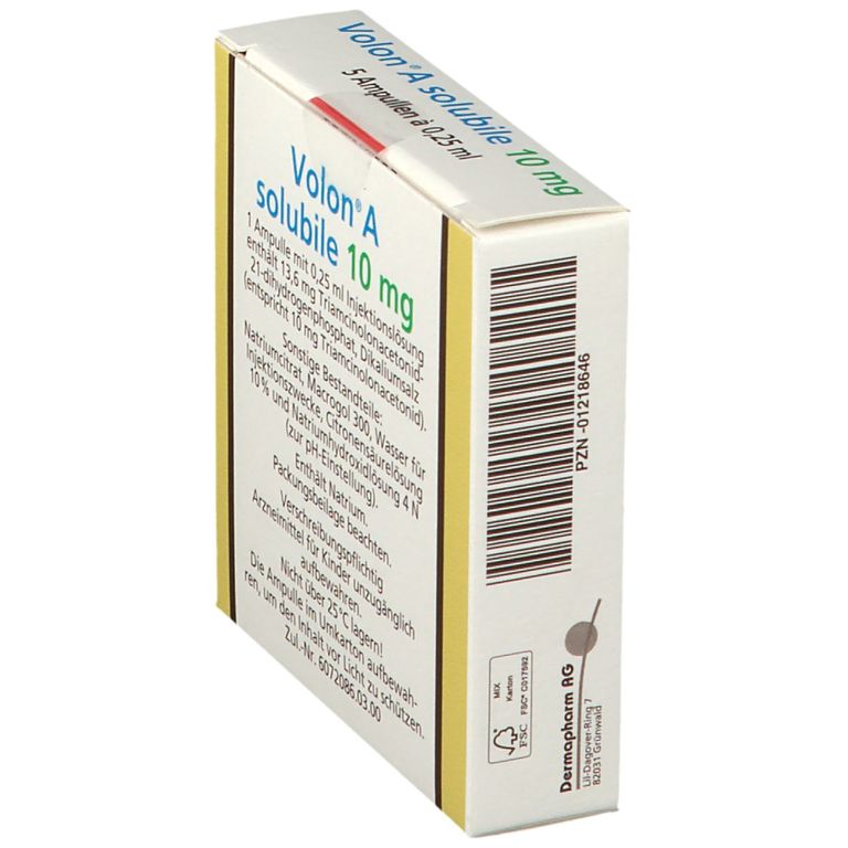 Volon­­® A solubile 10 mg 5x0,25 ml mit dem E-Rezept kaufen - Shop Apotheke