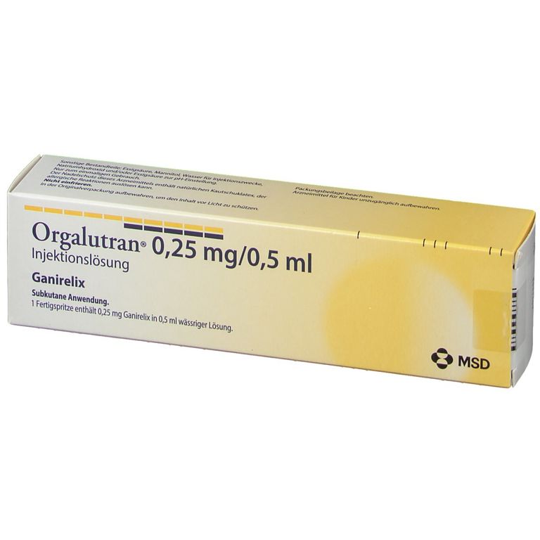 Orgalutran® 0,25 mg/0,5 ml 1x1 St mit dem E-Rezept kaufen - Shop Apotheke