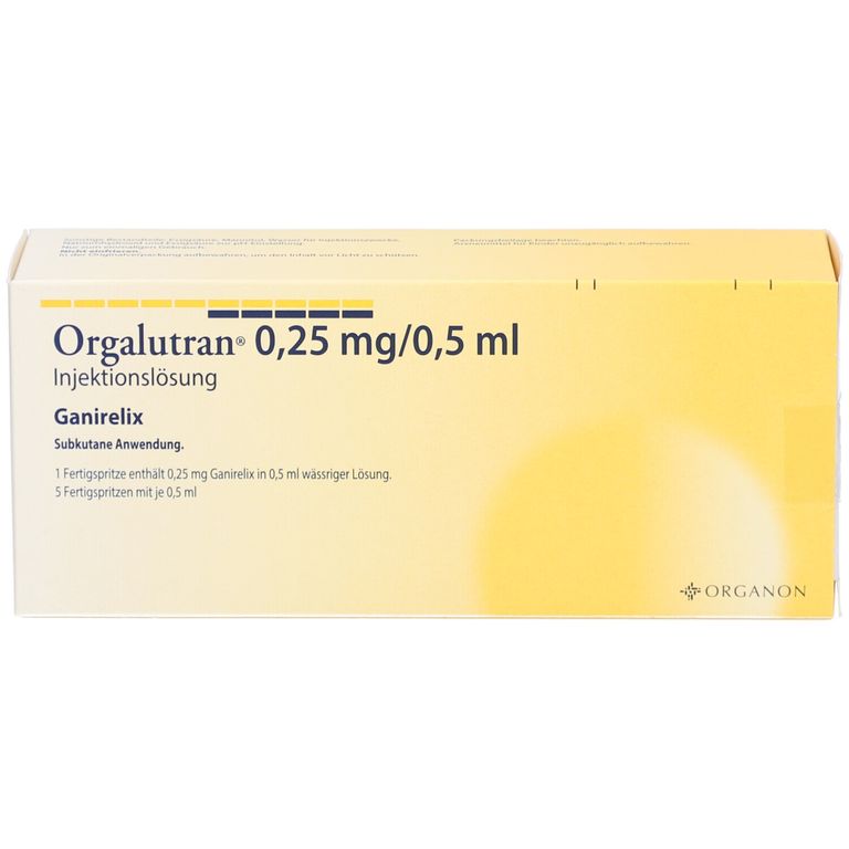 Orgalutran® 0,25 mg/0,5 ml 1x5 St mit dem E-Rezept kaufen - Shop Apotheke