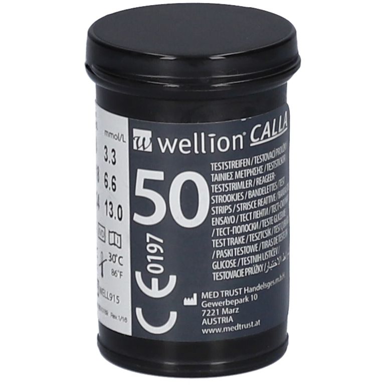 Wellion CALLA Blutzuckerteststreifen 50 St - Shop Apotheke