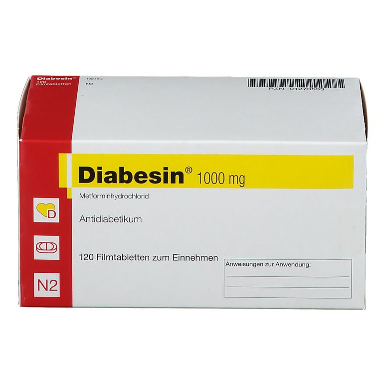 DIABESIN 1000 mg 120 St mit dem E-Rezept kaufen - Shop Apotheke