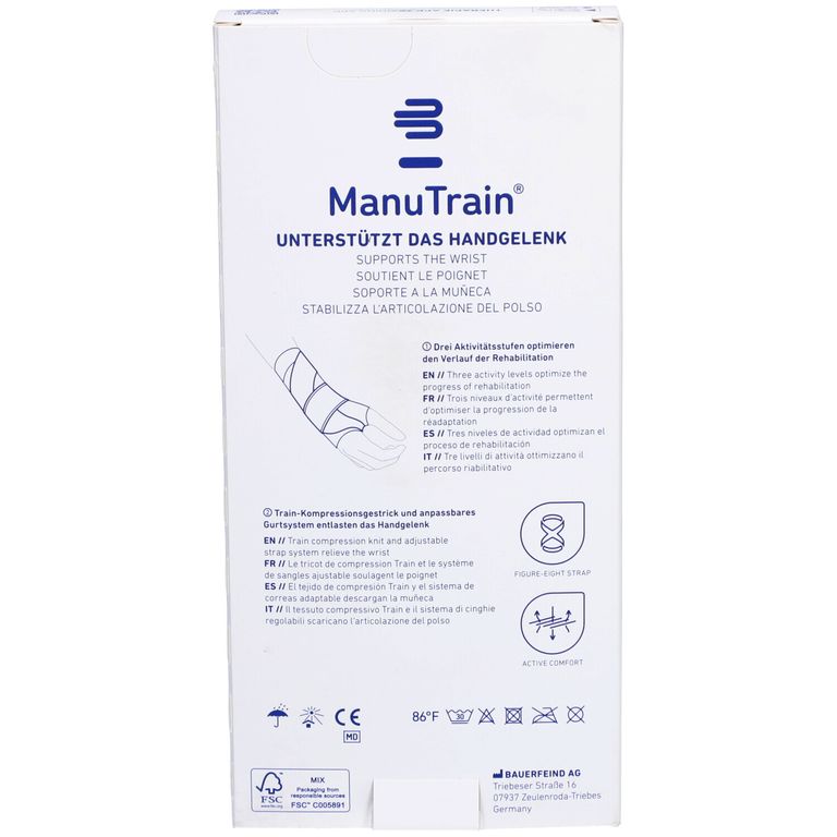 Bauerfeind ManuTrain® Handgelenk-Aktivbandage 1 St - Shop Apotheke