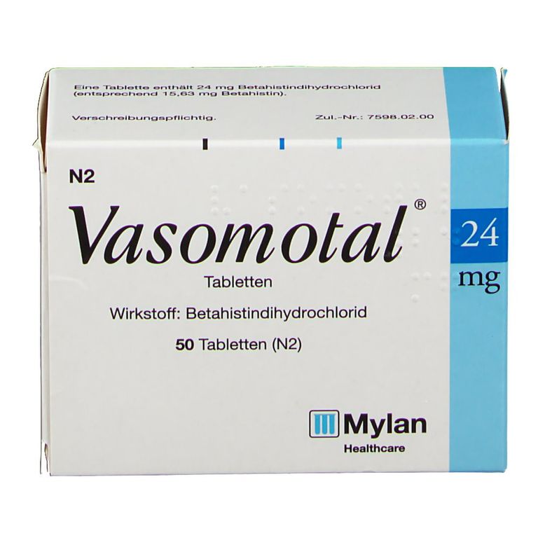 Vasomotal® 24 mg 50 St mit dem E-Rezept kaufen - Shop Apotheke
