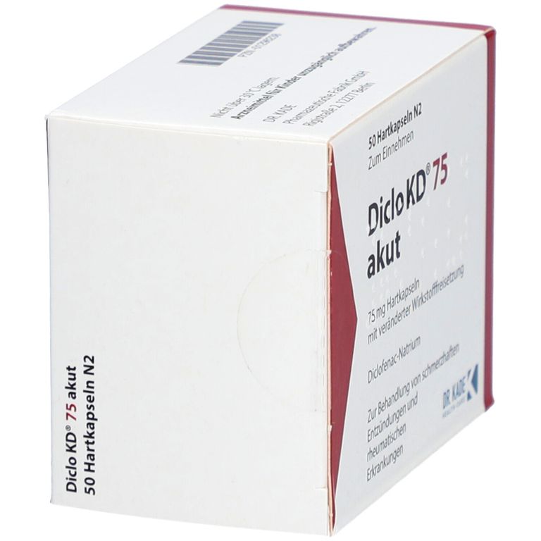 Diclo KD® 75 akut 50 St mit dem E-Rezept kaufen - Shop Apotheke