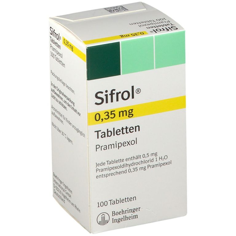 Sifrol® 0,35 mg 100 St mit dem E-Rezept kaufen - Shop Apotheke